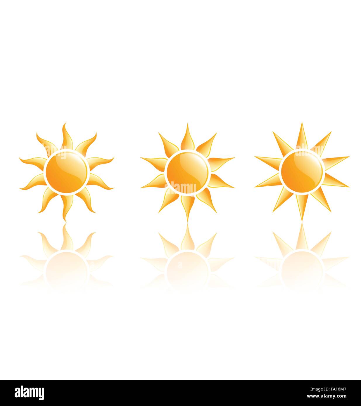 Sunray mirror Stock Vector Images - Alamy