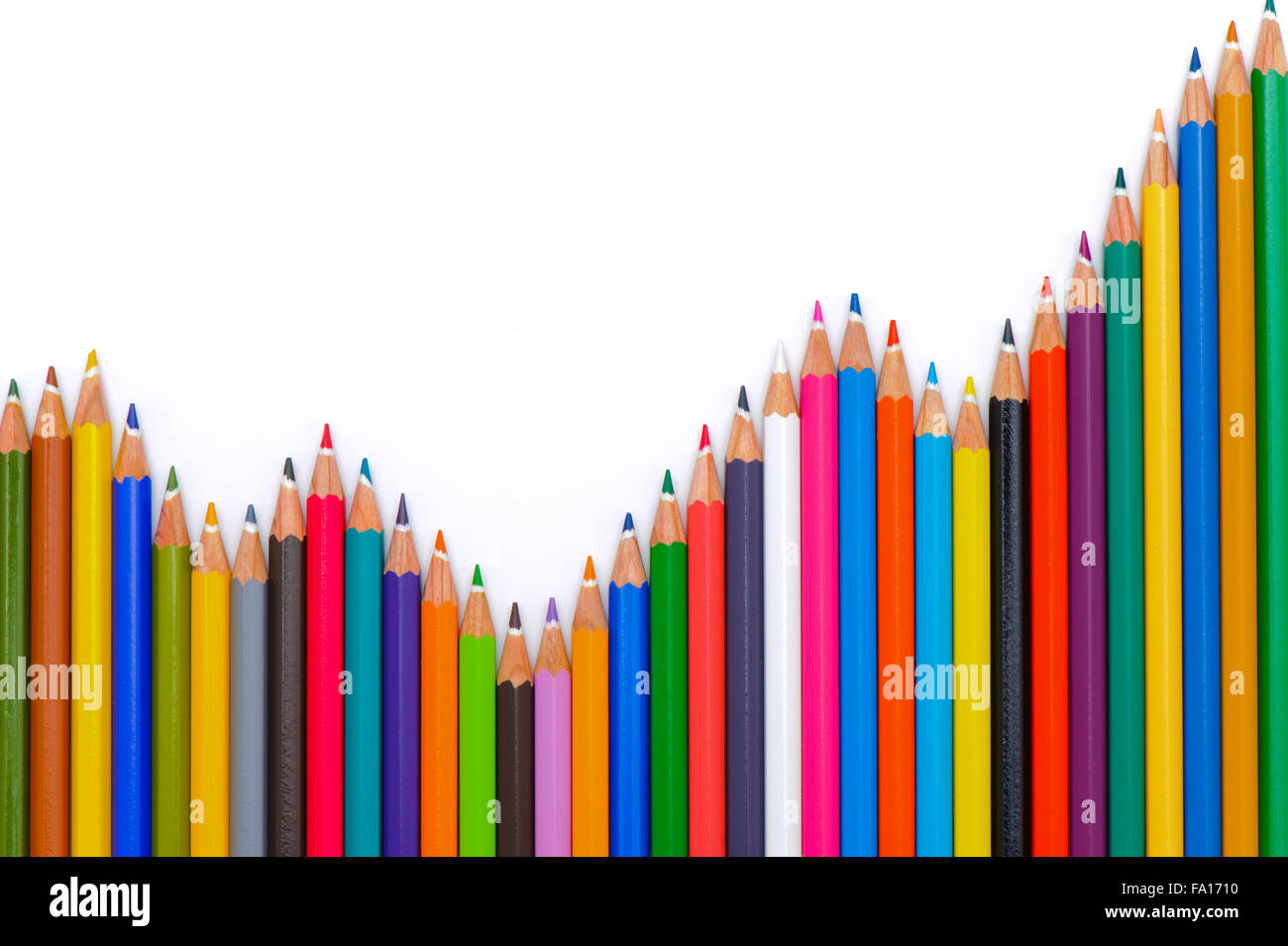 Bar graph pencil hi-res stock photography and images - Alamy