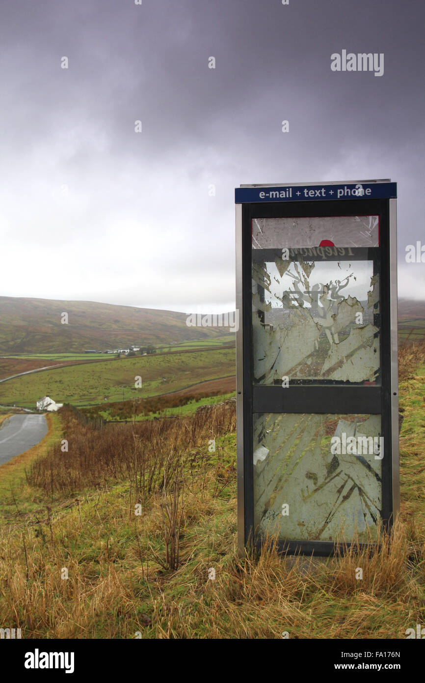 Phone box moorland hi-res stock photography and images - Alamy