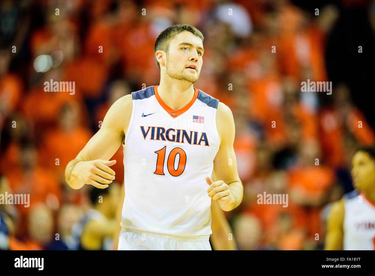 Virginia center Mike Tobey (10) during the NCAA Basketball game between ...
