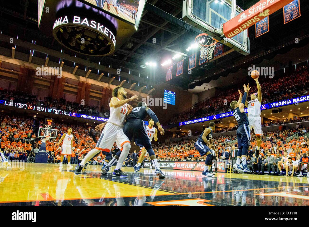 Virginia guard Devon Hall (0) during the NCAA Basketball game between ...