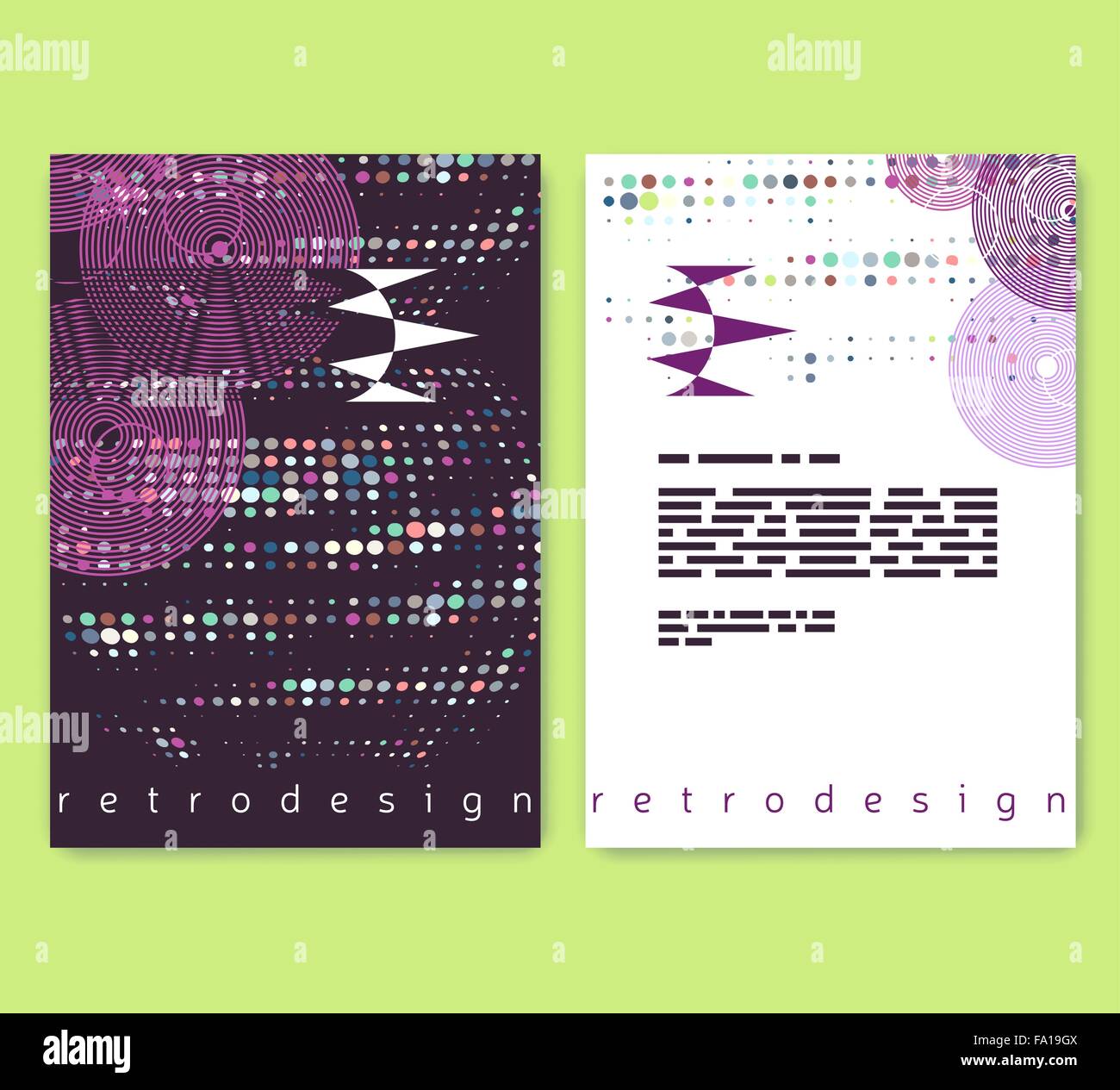 Flyer, leaflet, booklet layout. Editable design template. A4 brochure ...