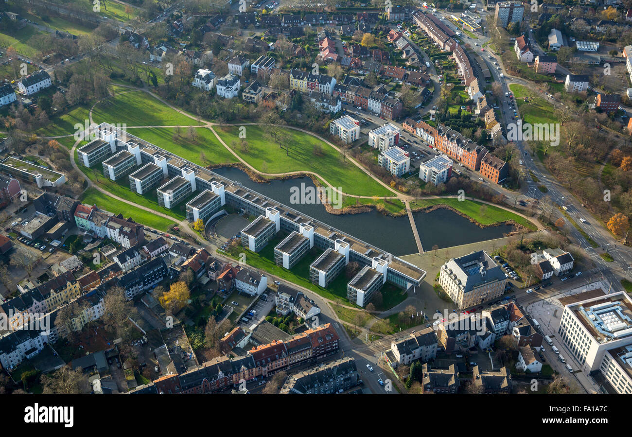 Aerial view, Rheinelbe Science Park, a project of the International ...