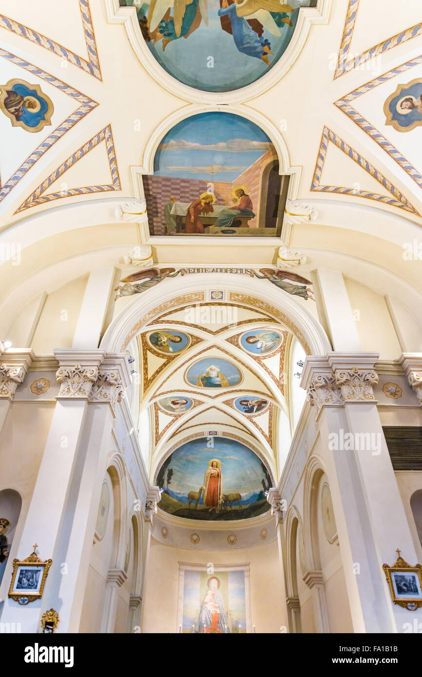 Ceiling painting with angel hi-res stock photography and images - Alamy