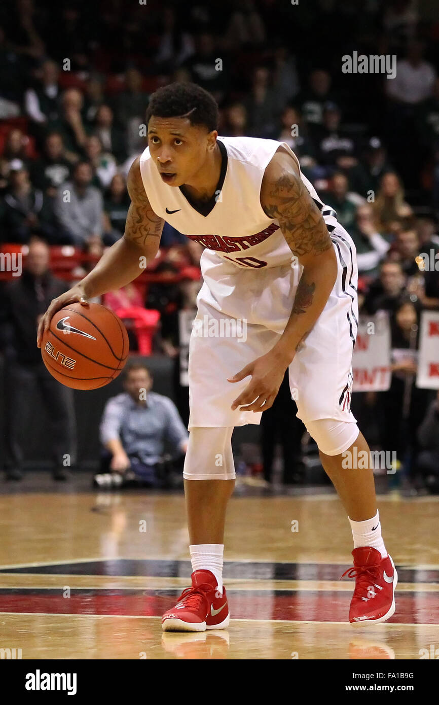 Matthews Arena. 19th Dec, 2015. MA, USA; Northeastern Huskies guard T.J ...