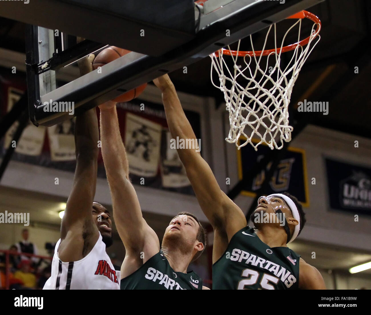 Matthews Arena. 19th Dec, 2015. MA, USA; Michigan State Spartans ...