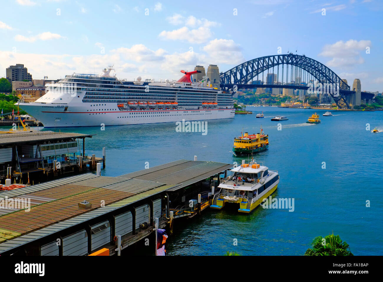Sydney Harbour Bridge Australia New South Wales AU Stock Photo - Alamy
