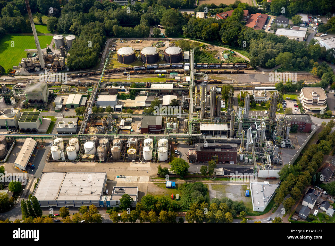 Ineos Phenol Chemical Zweckel, phenol plant, Gladbeck, Ruhr Area, North ...