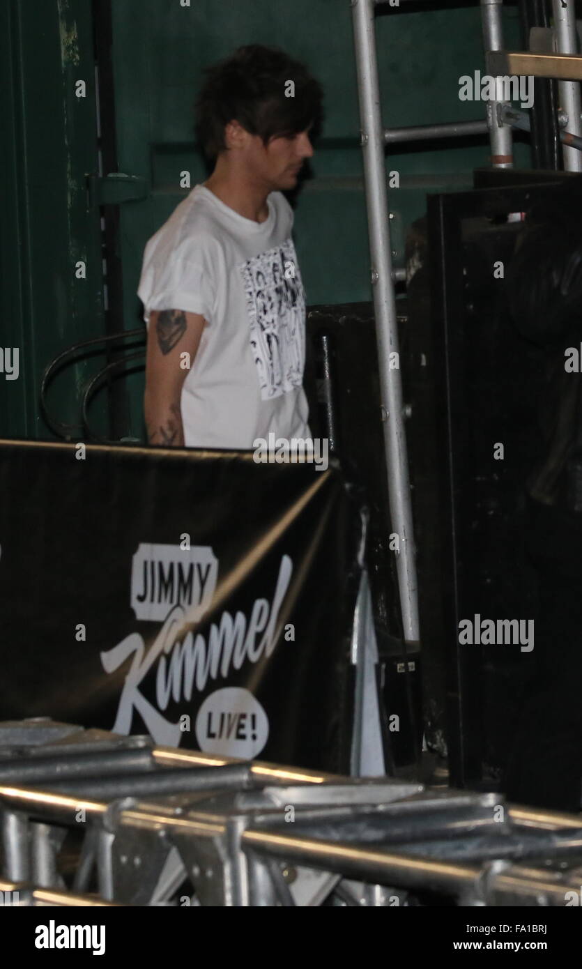One Direction arriving at ABC studios for Jimmy Kimmel Live! Featuring ...