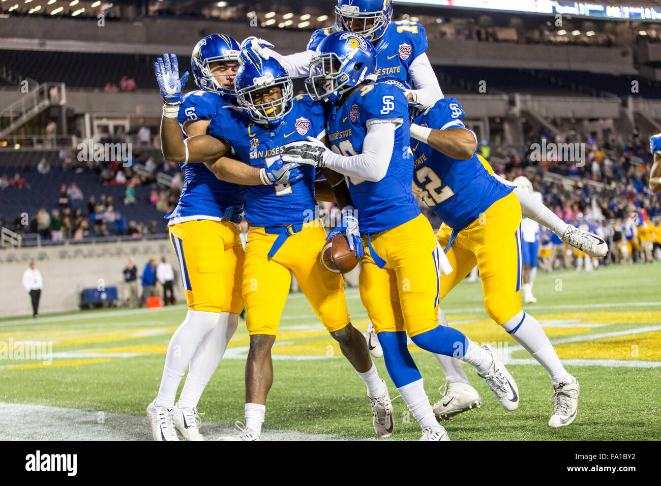 December 19, 2015: San Jose State Spartans running back Tyler Ervin (7 ...