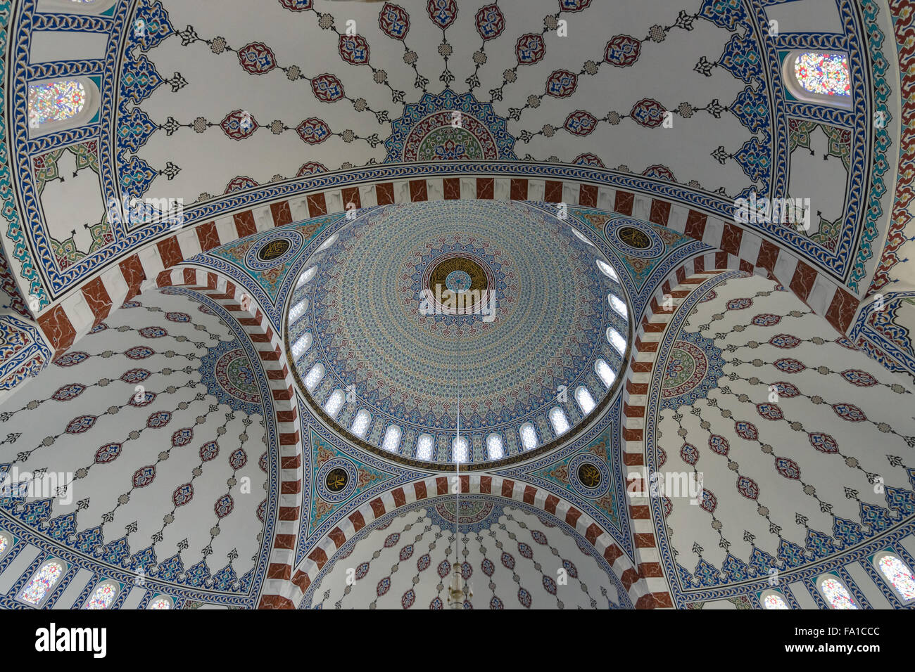 The interior of the mosque in Konakli. Anatolian coast - a popular ...