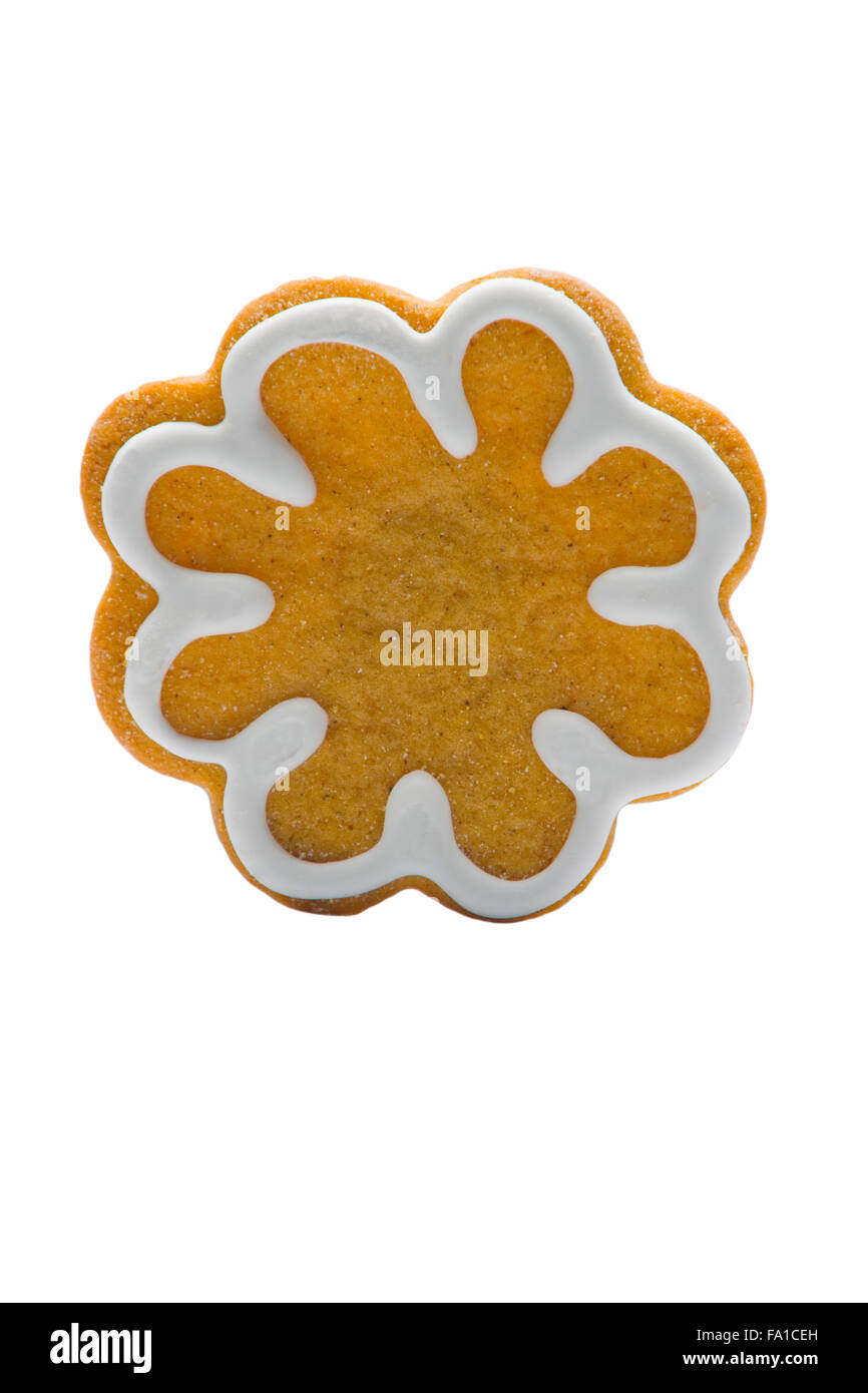 Christmas cookies decorated ginger Cut Out Stock Images & Pictures - Alamy
