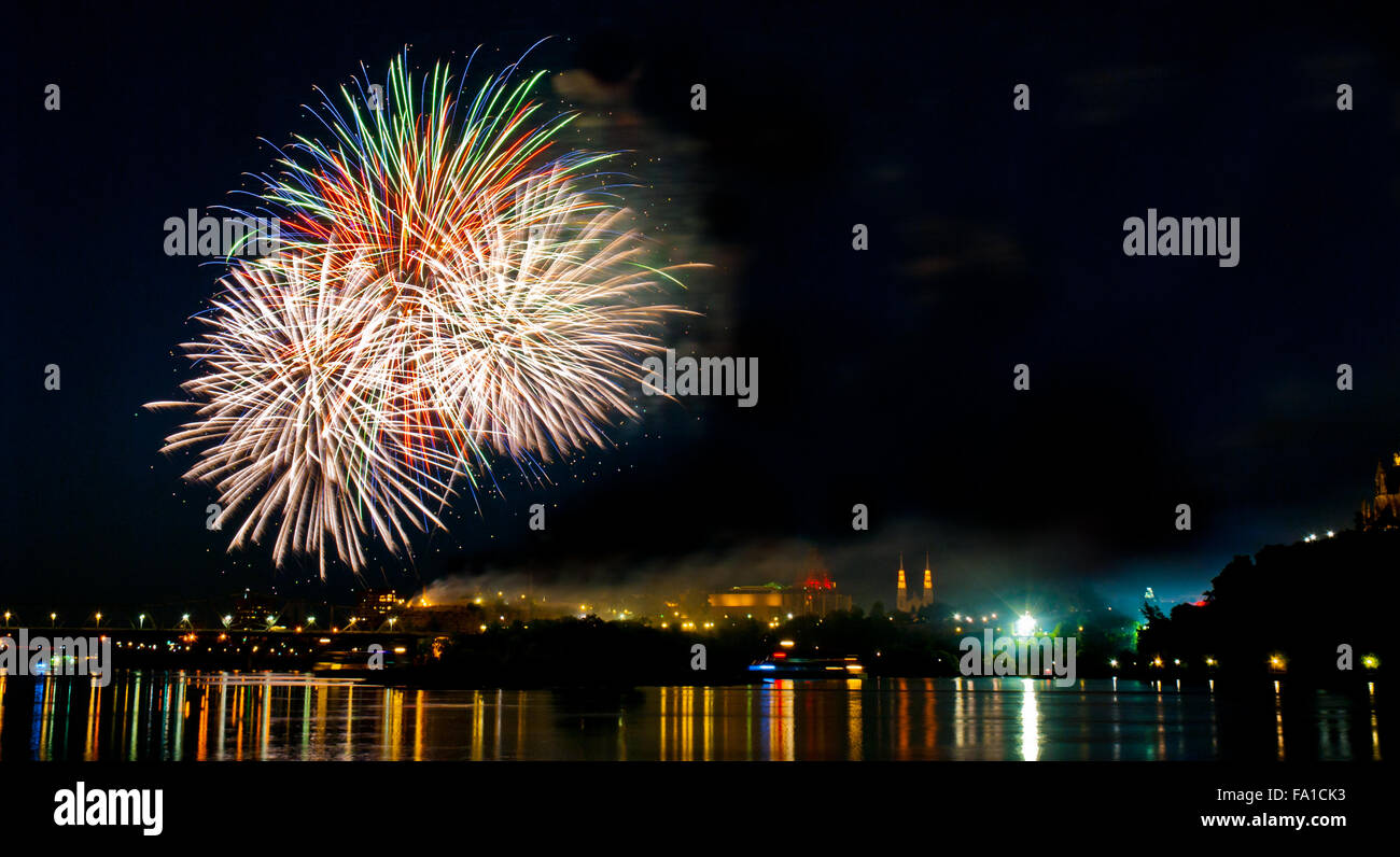 Canada fireworks celebration hi-res stock photography and images - Alamy