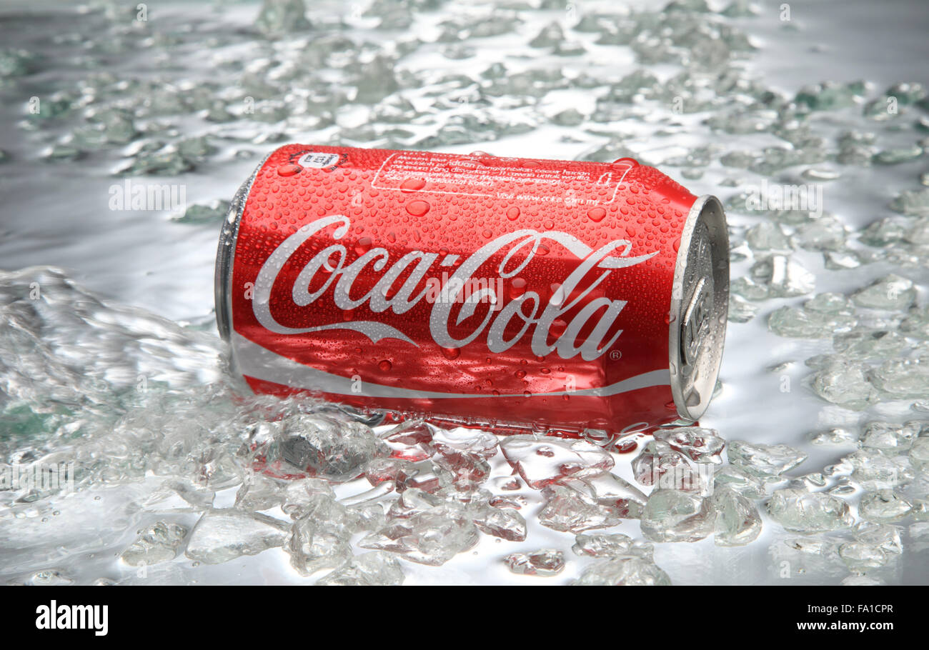 kuala Lumpur,Malaysia 15th April 2015,Editorial photo of Classic Coca ...