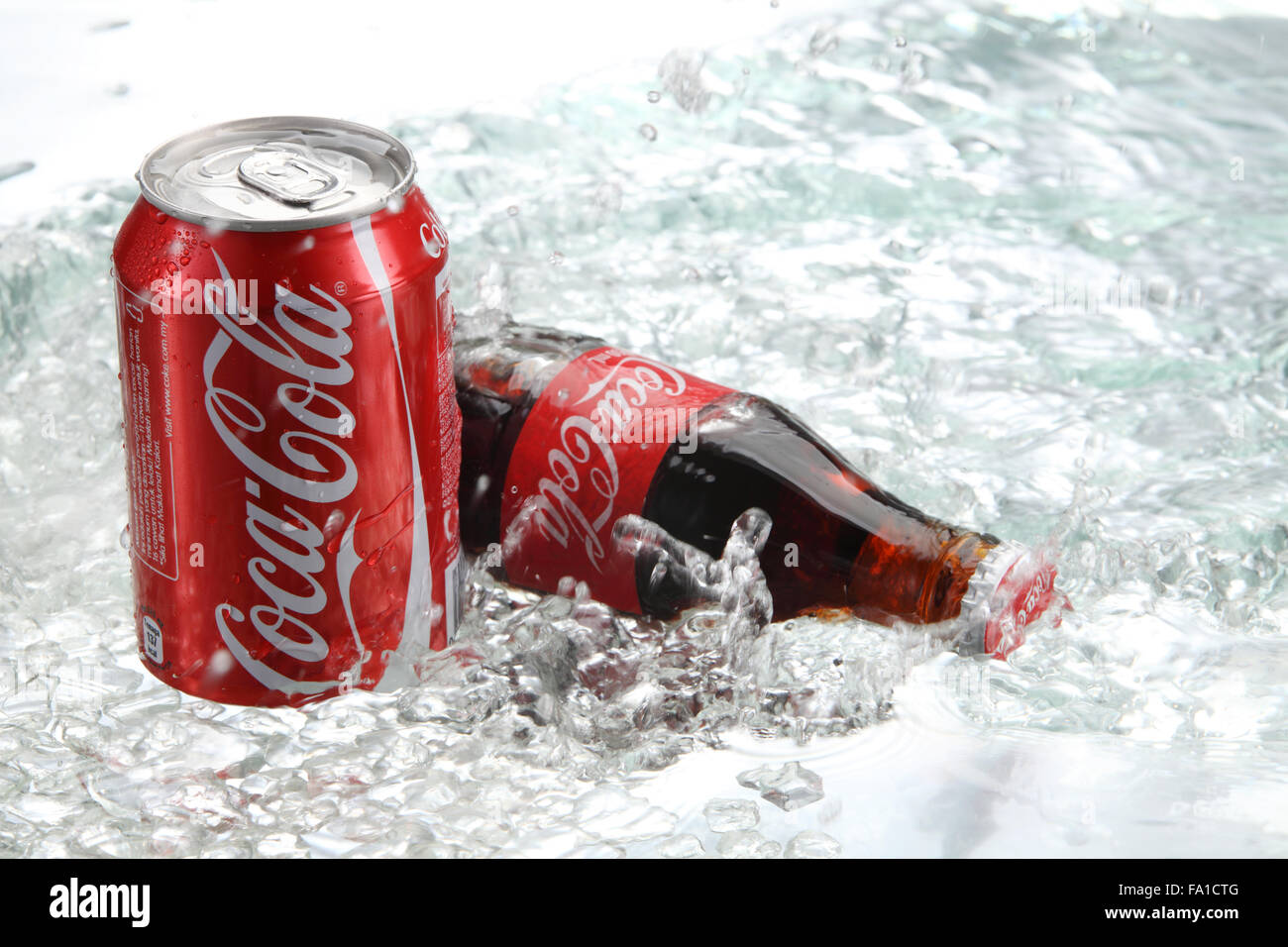 kuala Lumpur,Malaysia 15th April 2015,Editorial photo of Classic Coca ...