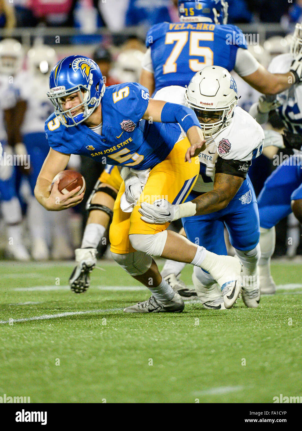 Orlando, FL, USA. 19th Dec, 2015. San Jose State Spartans quarterback ...