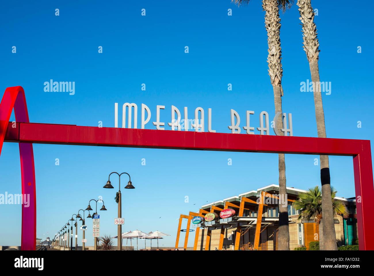Imperial beach sign sign text hi-res stock photography and images - Alamy