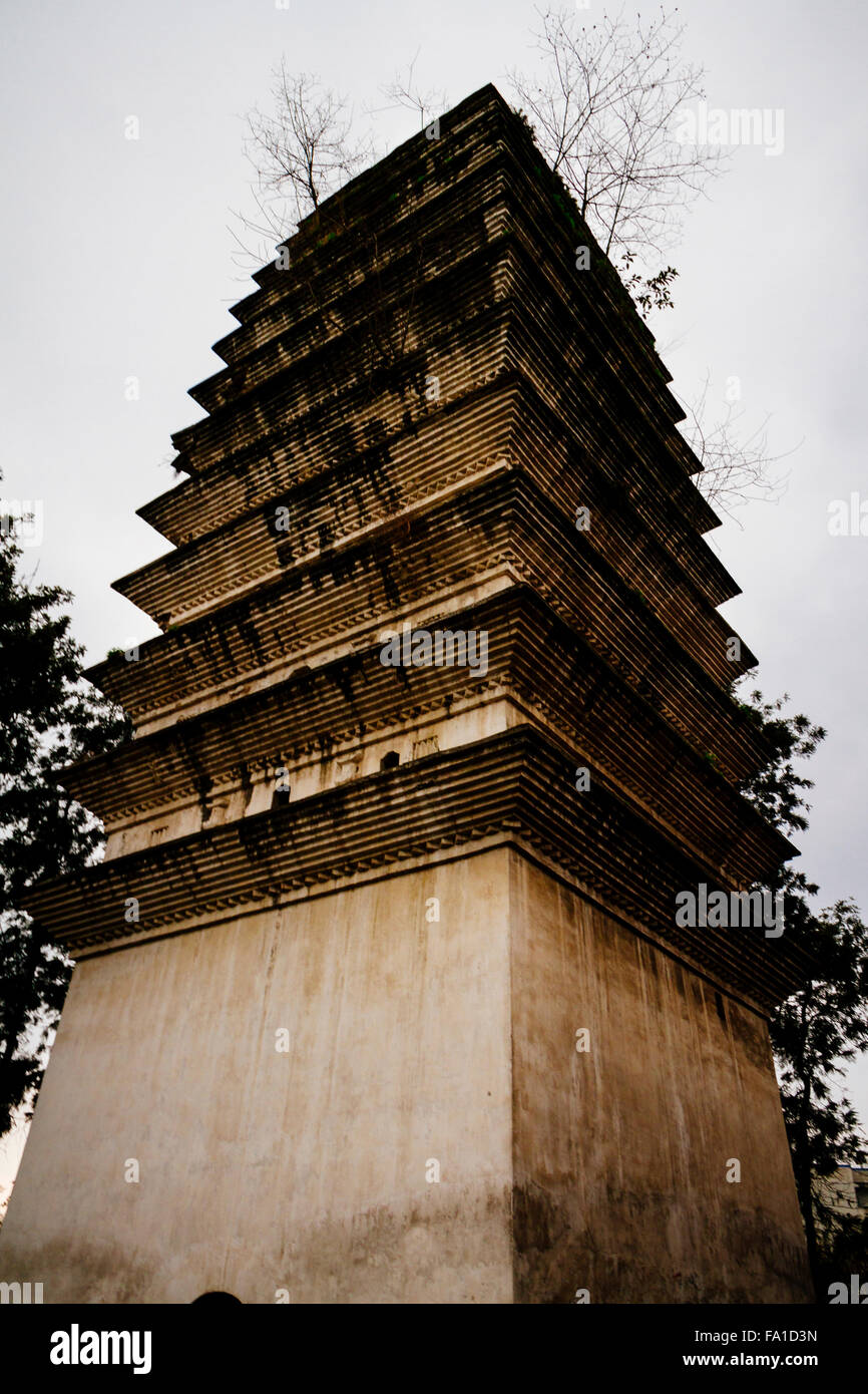 Yibin, Sichuan province, China - The view of Yibin city, a small city ...