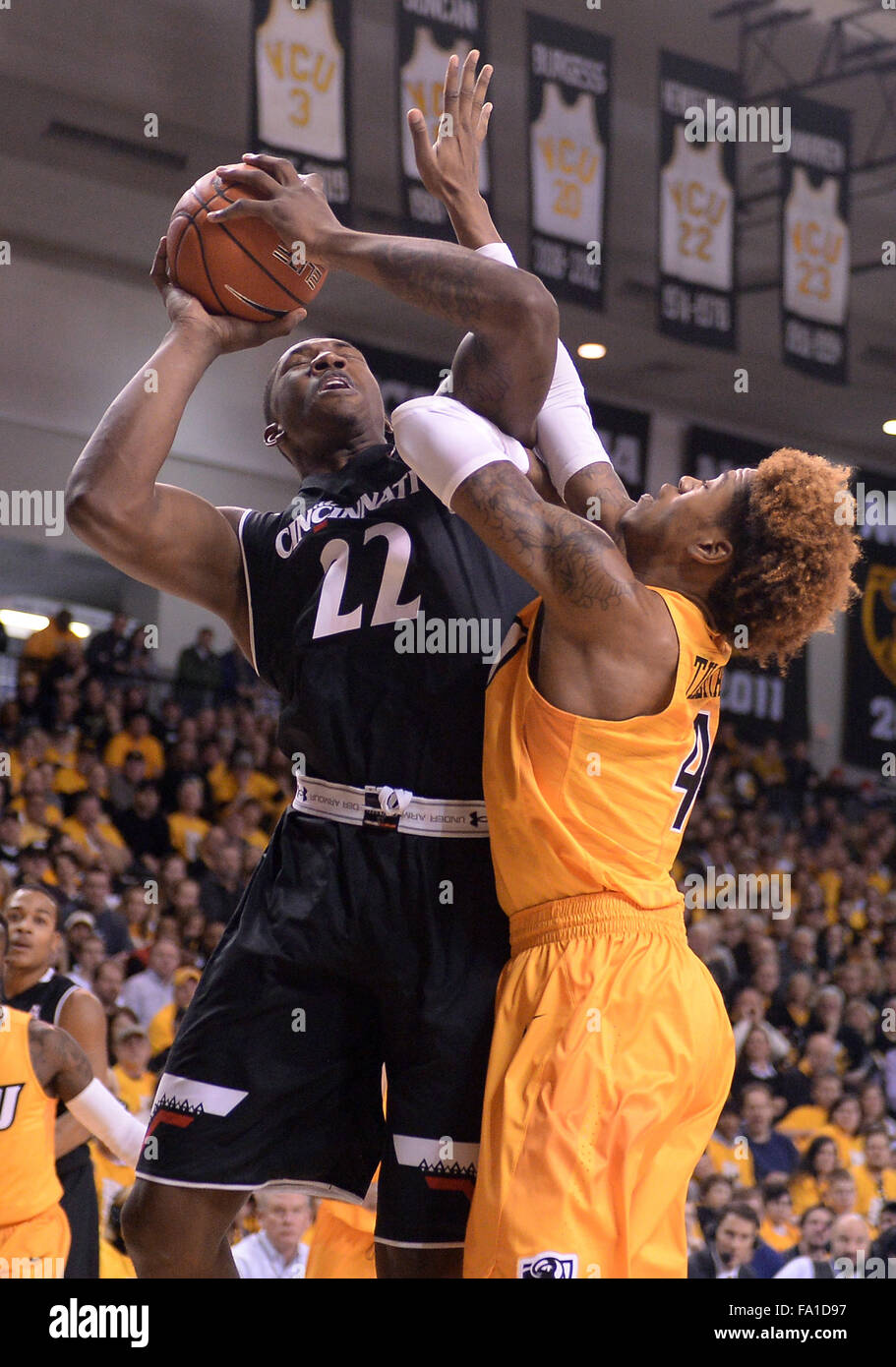 Richmond, VA, USA. 19th Dec, 2015. 20151219 - VCU forward JUSTIN ...