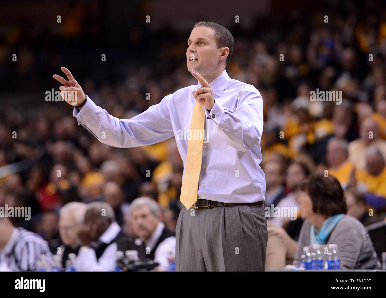 Richmond, VA, USA. 19th Dec, 2015. 20151219 - VCU head coach WILL WADE ...