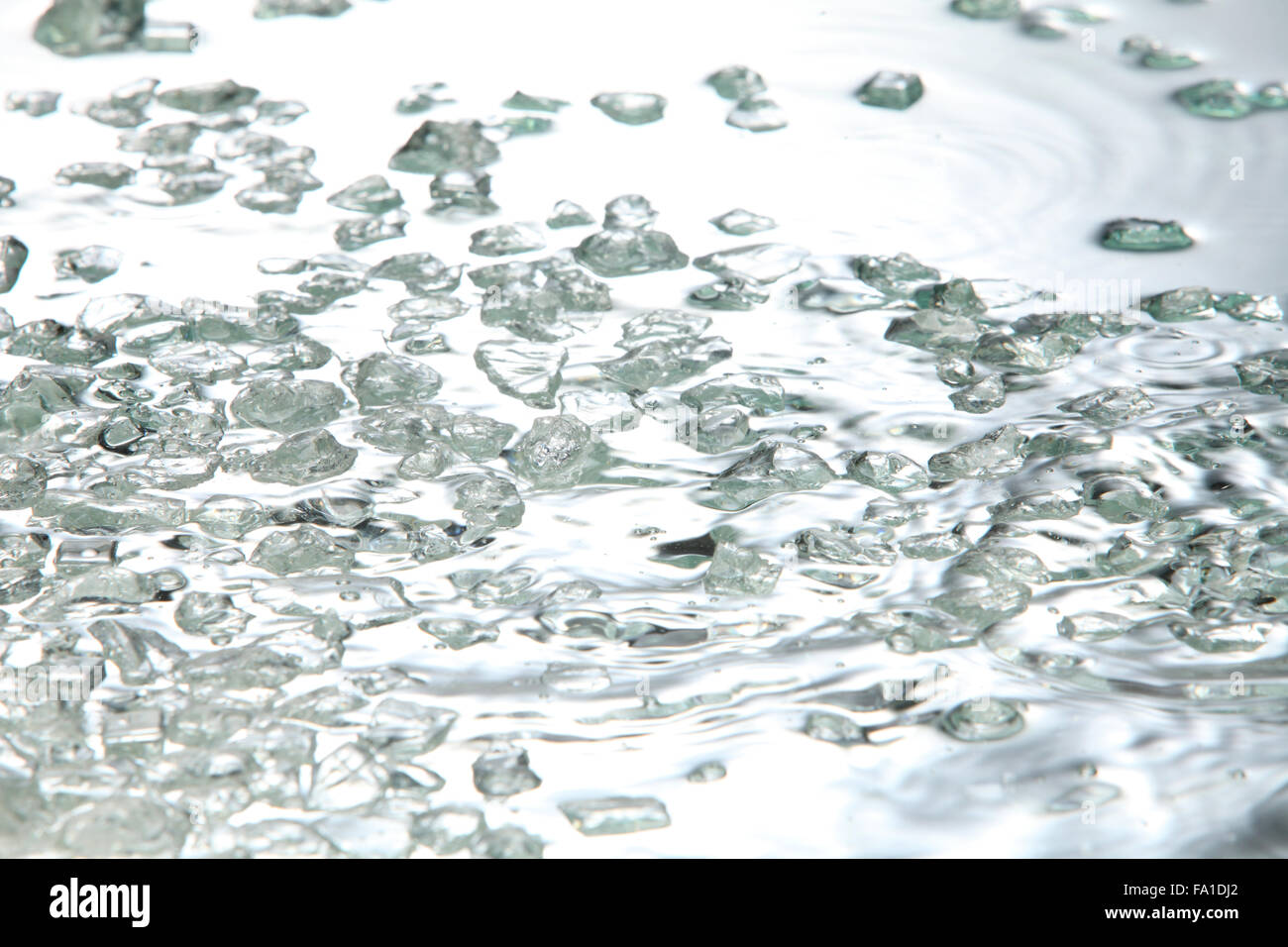 crushed ice melting to water Stock Photo - Alamy