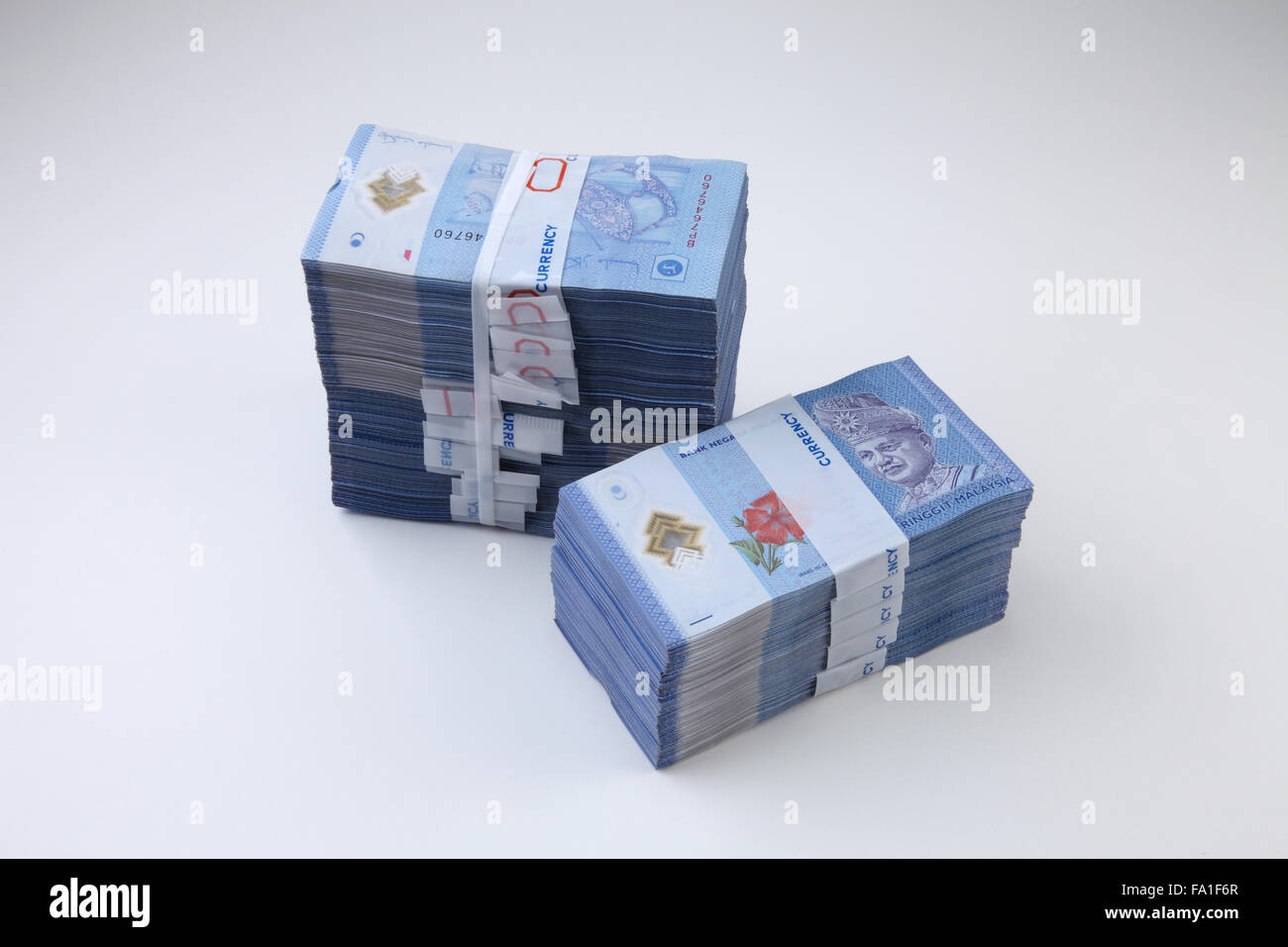 Bundle of the Malaysia Ringgit Stock Photo - Alamy