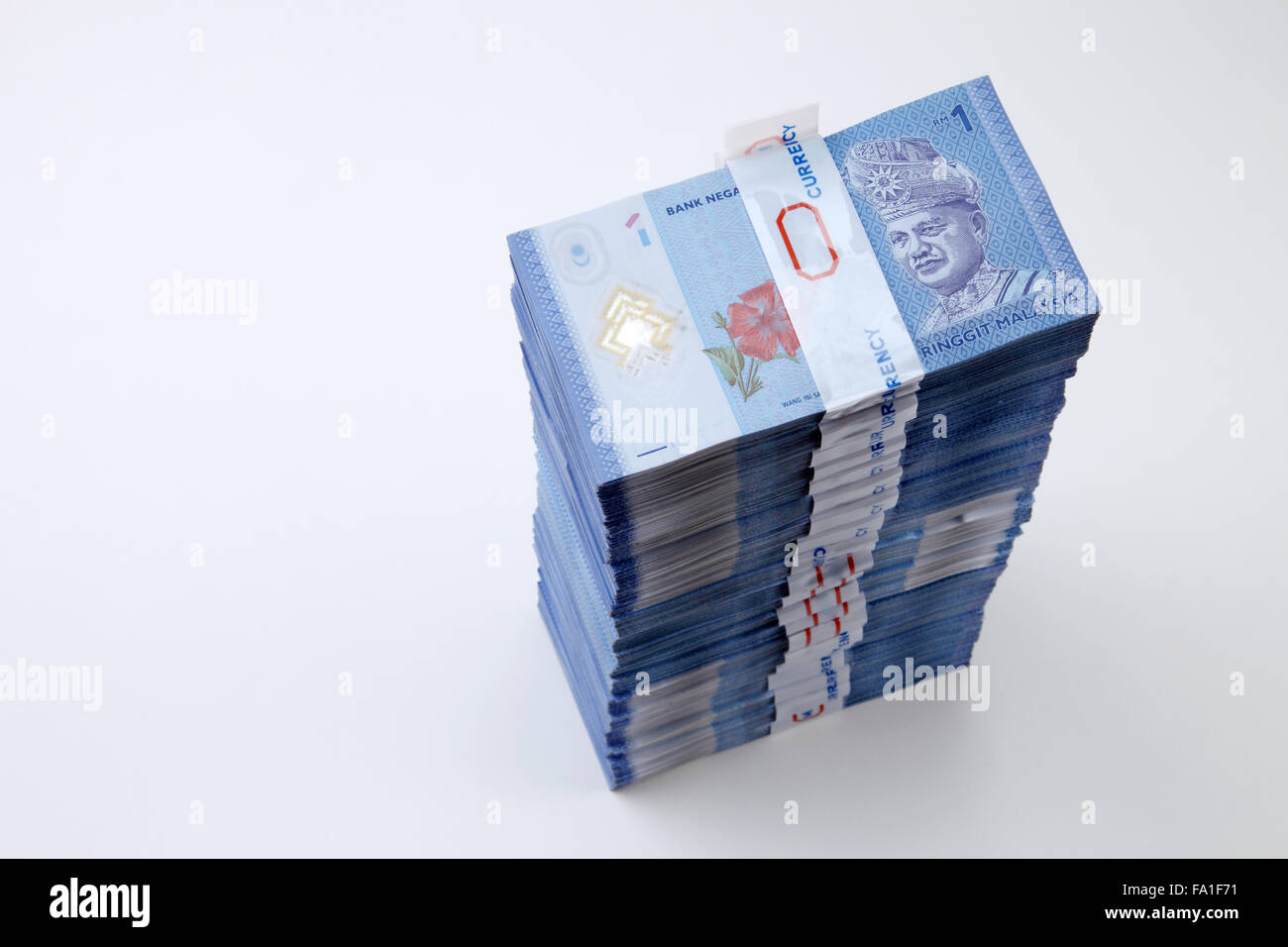 stack of the Malaysia Ringgit Stock Photo - Alamy