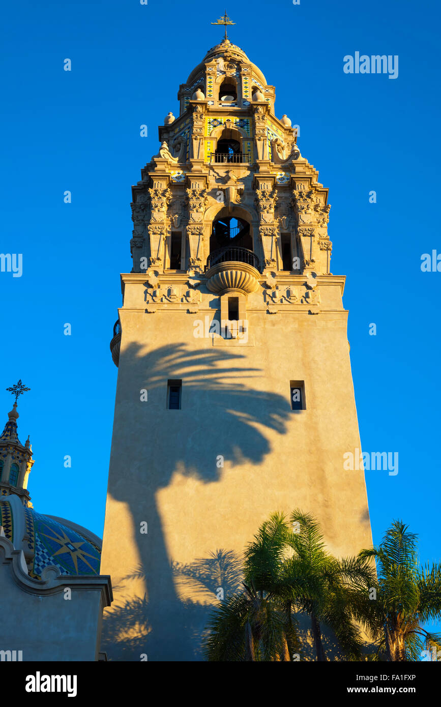 California Tower at Balboa Park. San Diego, California, USA Stock Photo ...