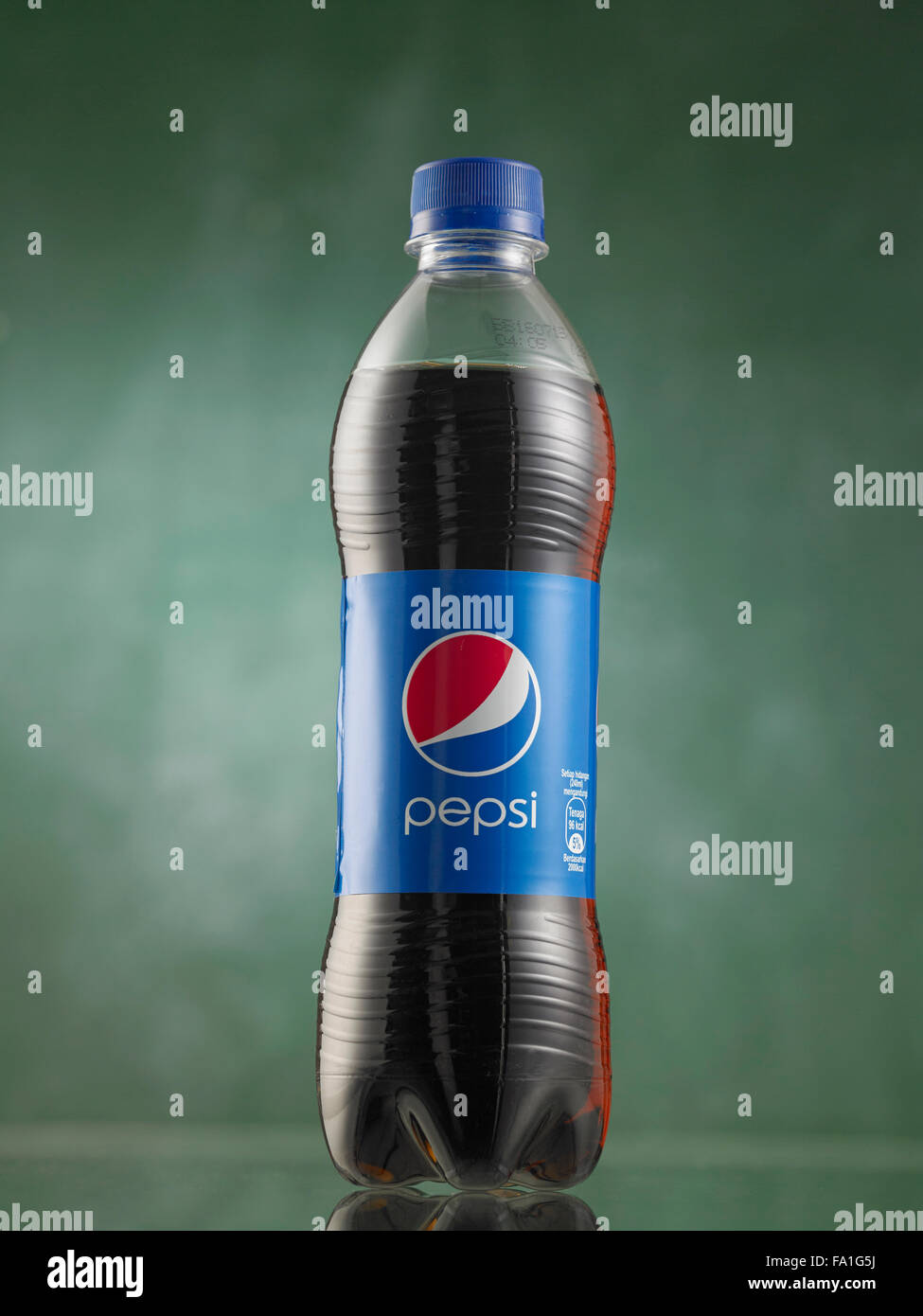 Kuala Lumpur-Malaysia,March 23,2015 bottle of Pepsi cola. Pepsi is a ...