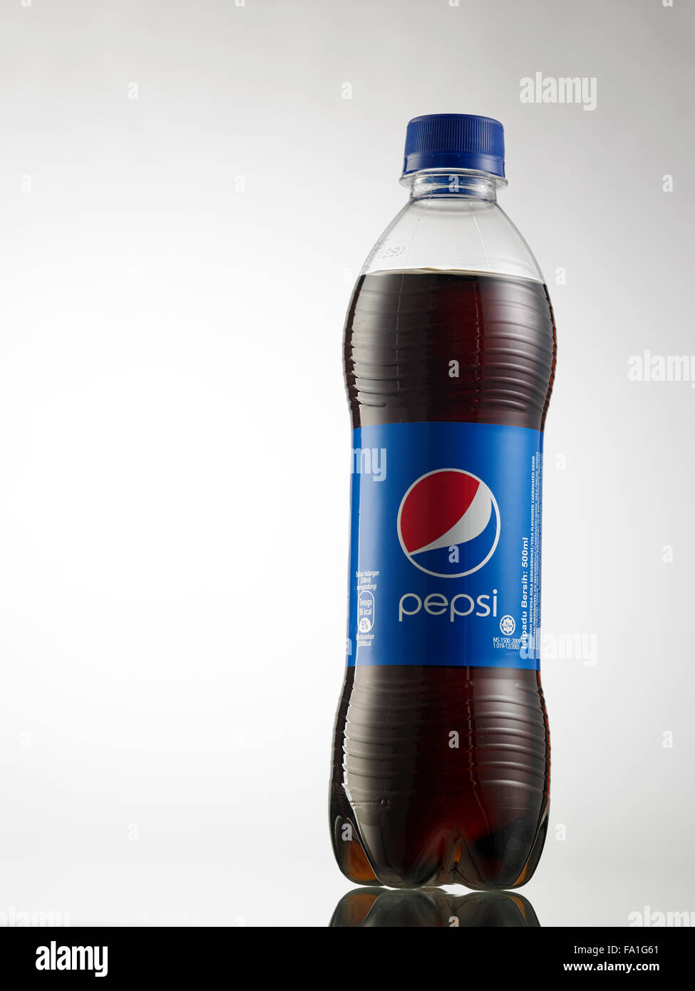 Kuala Lumpur-Malaysia,March 23,2015 bottle of Pepsi cola. Pepsi is a ...
