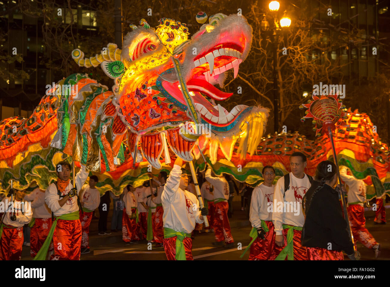 Chinese New Year Dragon Dance Night