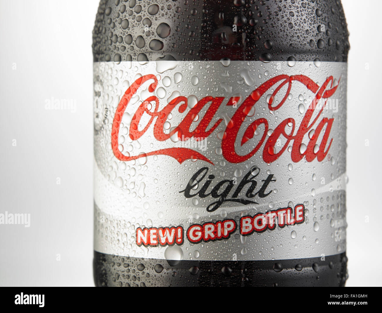 Kuala Lumpur-Malaysia : March 23,2015 Photo of a bottle of Coca-Cola ...