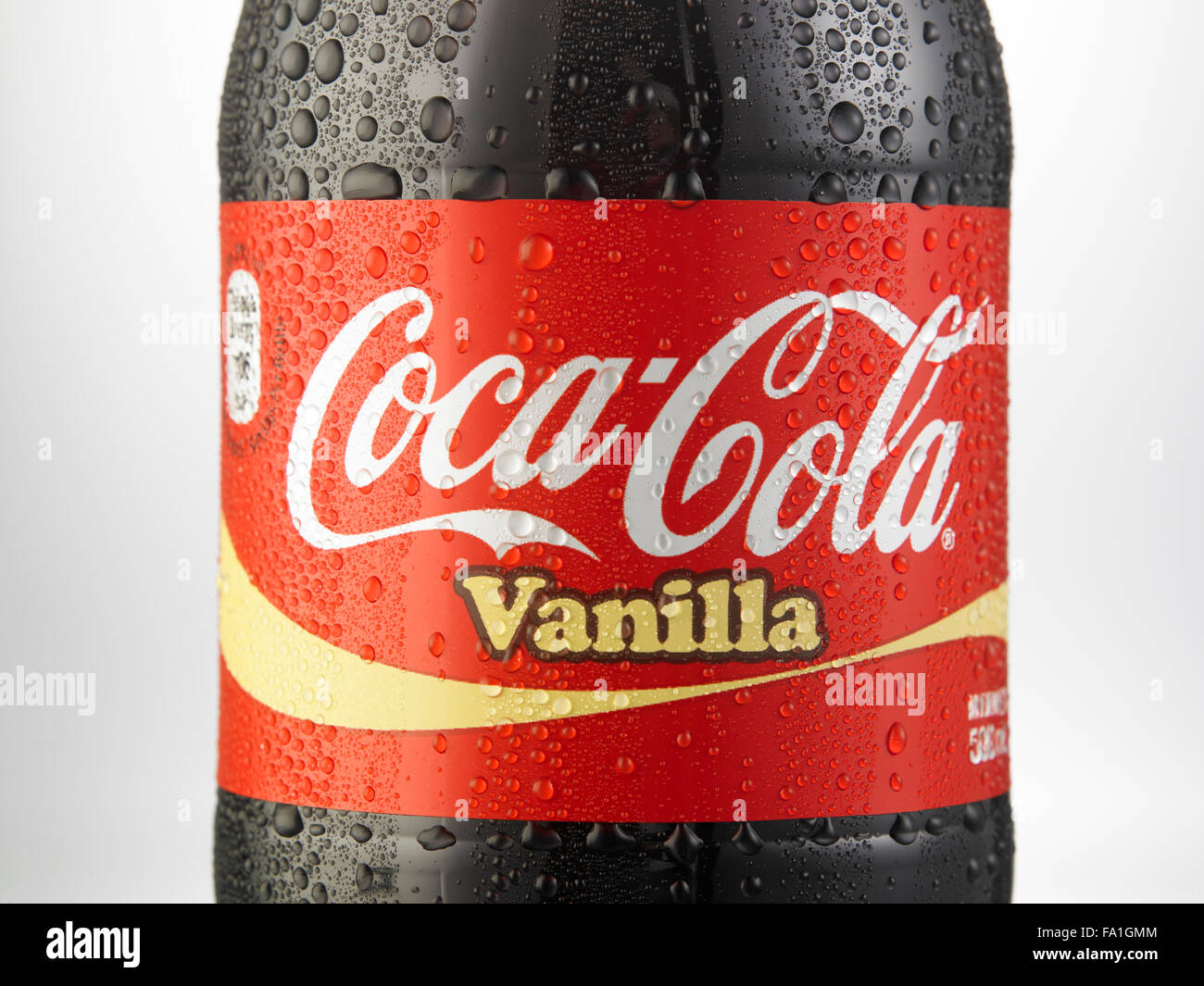 Kuala Lumpur-Malaysia : March 23,2015 Photo of a bottle of Coca-Cola ...