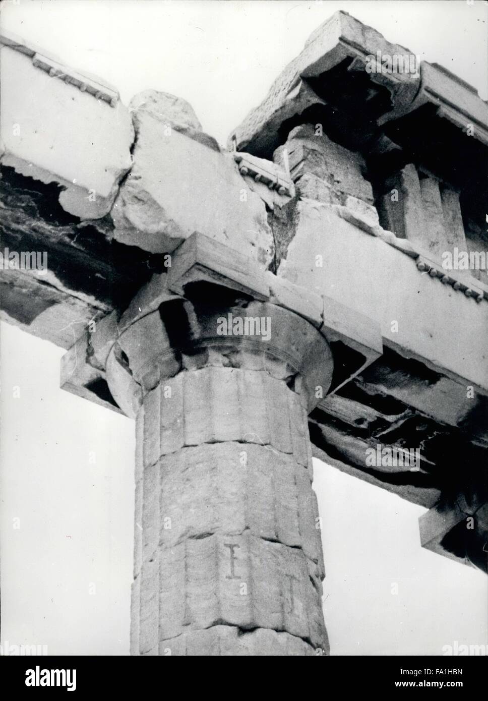 1964 - Earthquake Damages Acropolis: Now that the human tell in the ...