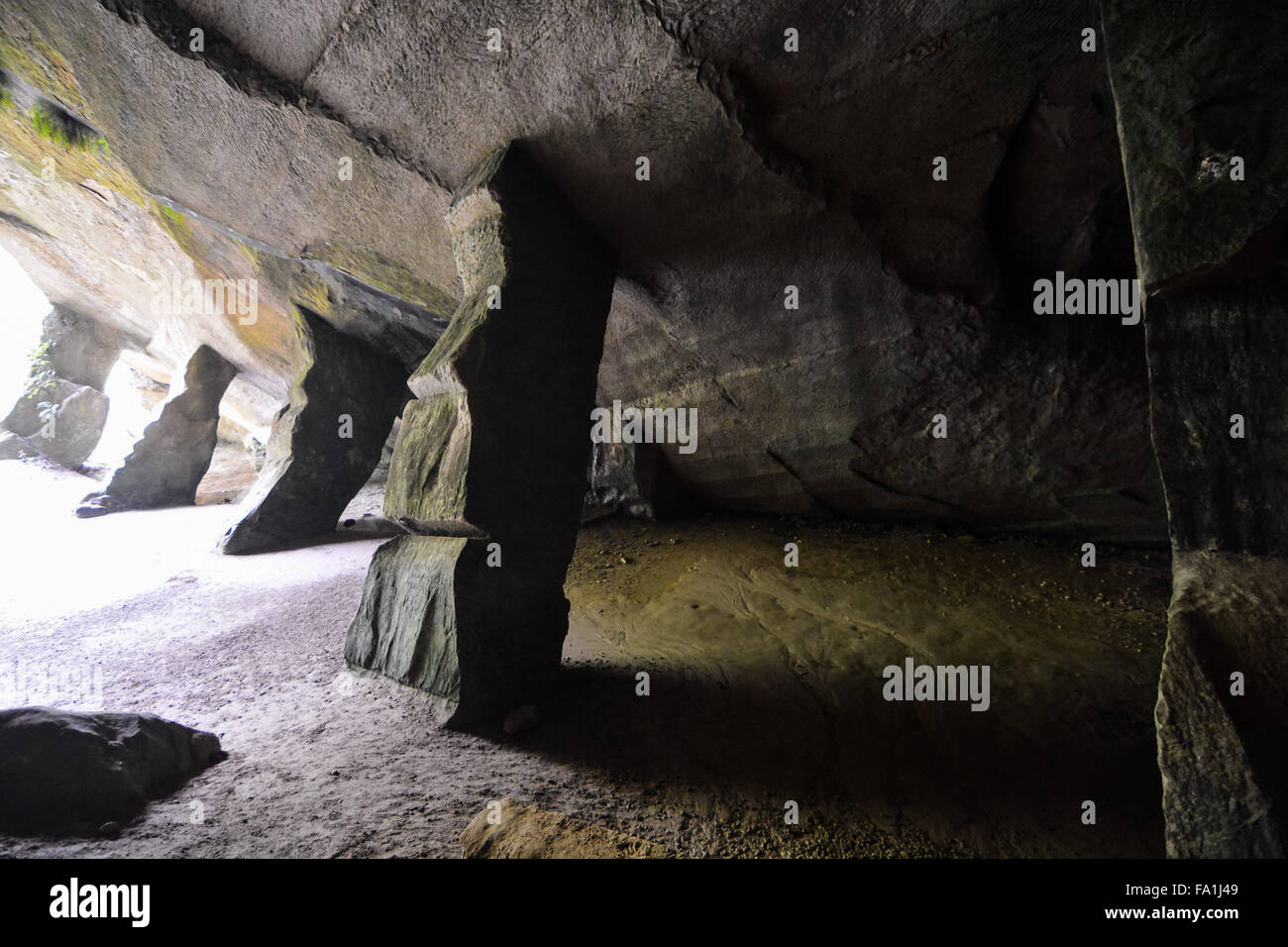 Entrance to the cave Stock Photo - Alamy