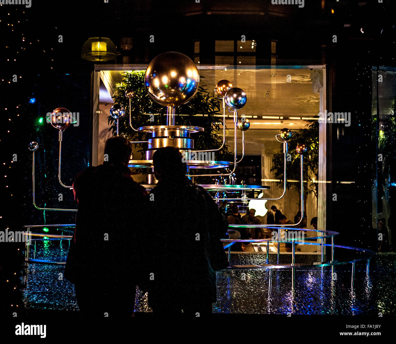 Shop window displays on London's Oxford Street for the festive season ...