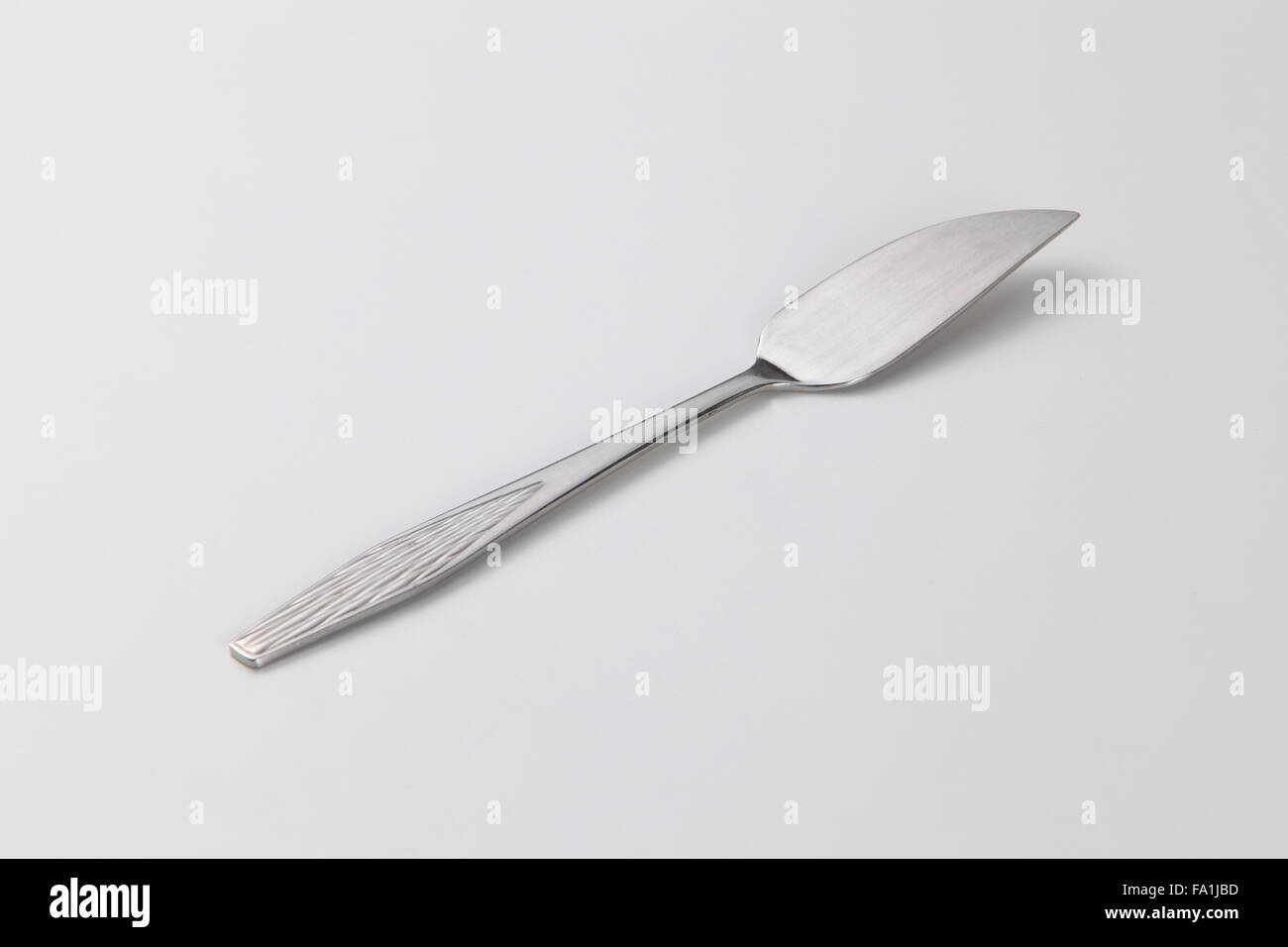 table knife on the white background Stock Photo - Alamy