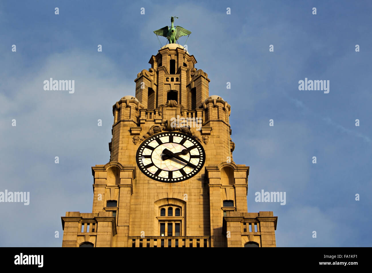 Royal Liver Building in Liverpool UK, one of the world's most famous ...