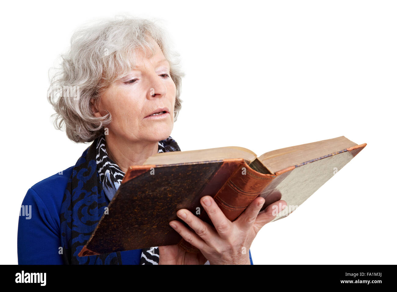Portrait elderly female librarian hi-res stock photography and images ...