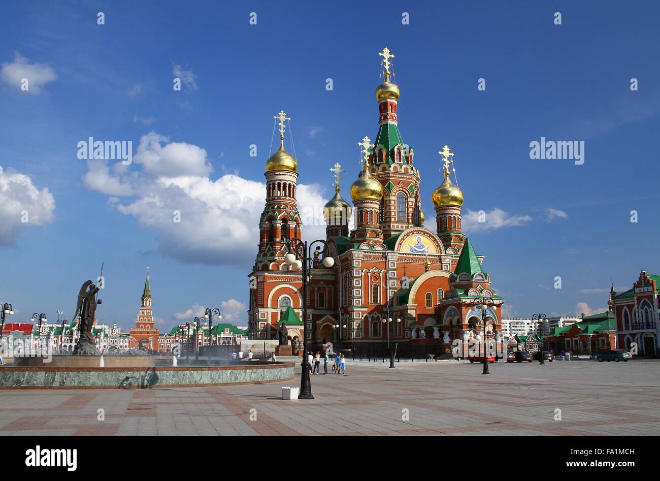 Cathedral of the Annunciation in Yoshkar-Ola. Russia, Republic of Mari ...