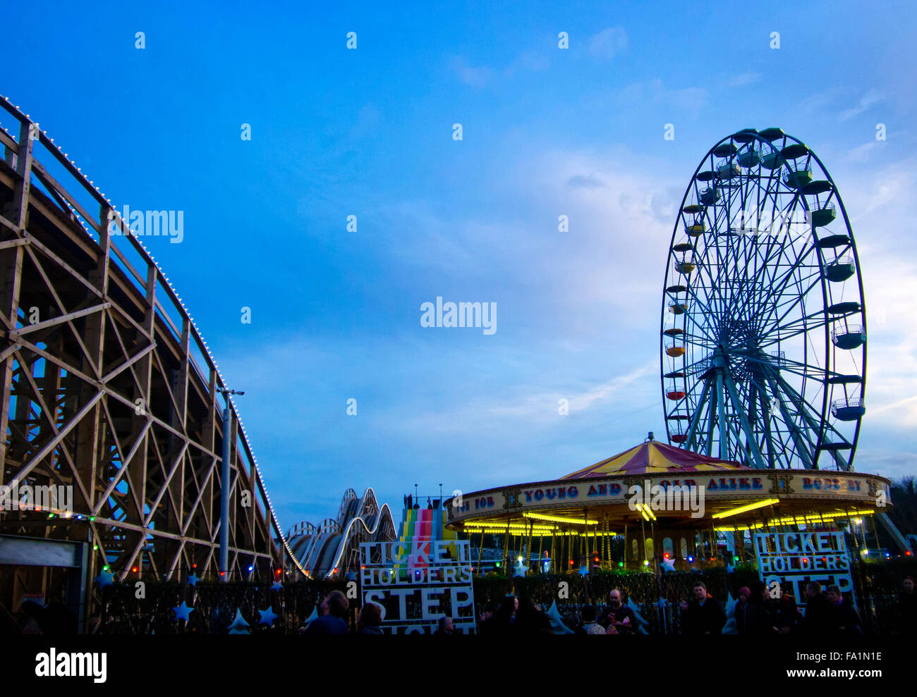 Dreamland vintage theme in Margate Kent UK Stock Photo - Alamy