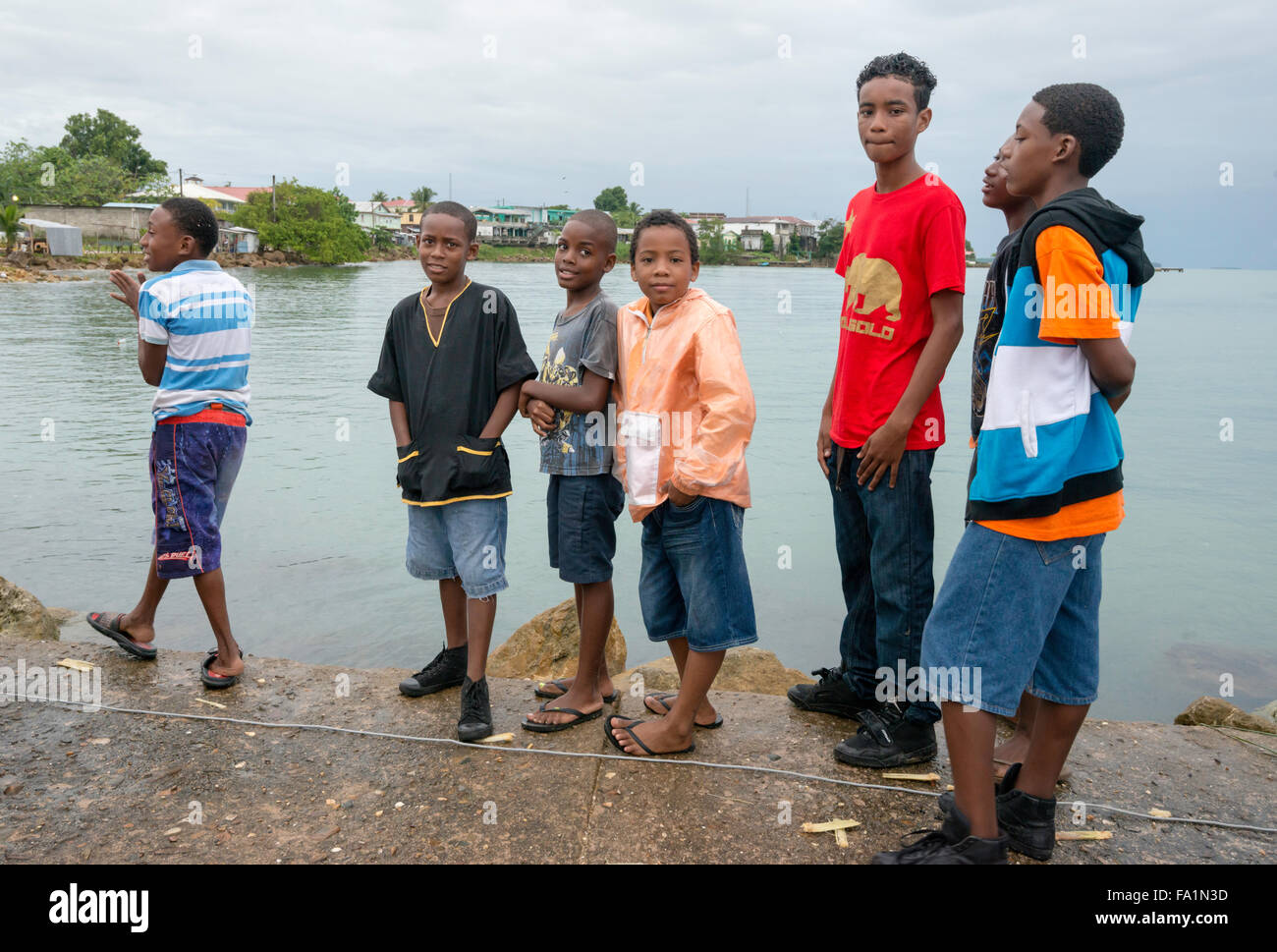 Garifuna child hi-res stock photography and images - Alamy