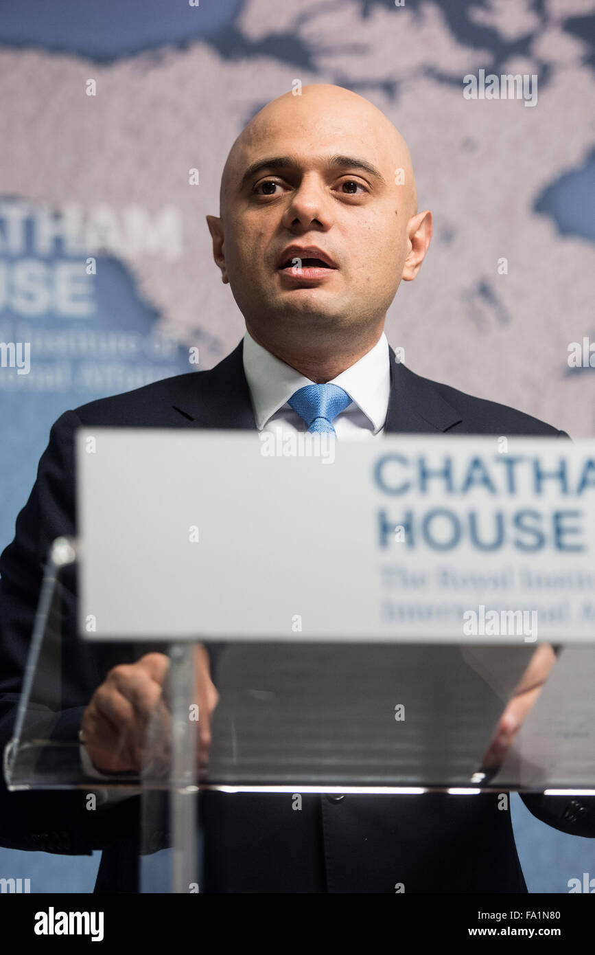 Justice Secretary Sajid Javid MP delivers his speech 'Free Trade and ...
