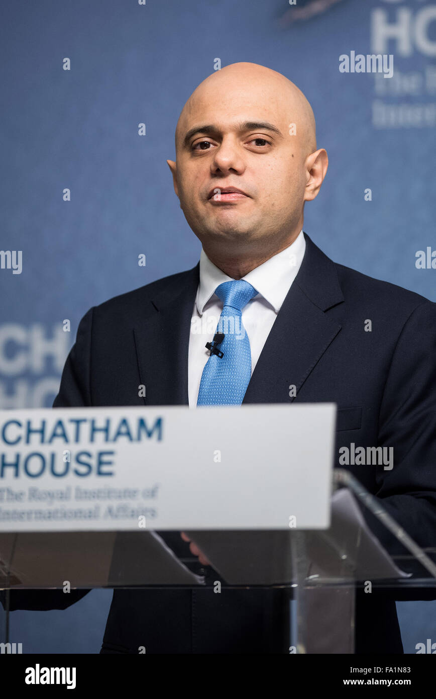 Justice Secretary Sajid Javid MP delivers his speech 'Free Trade and ...