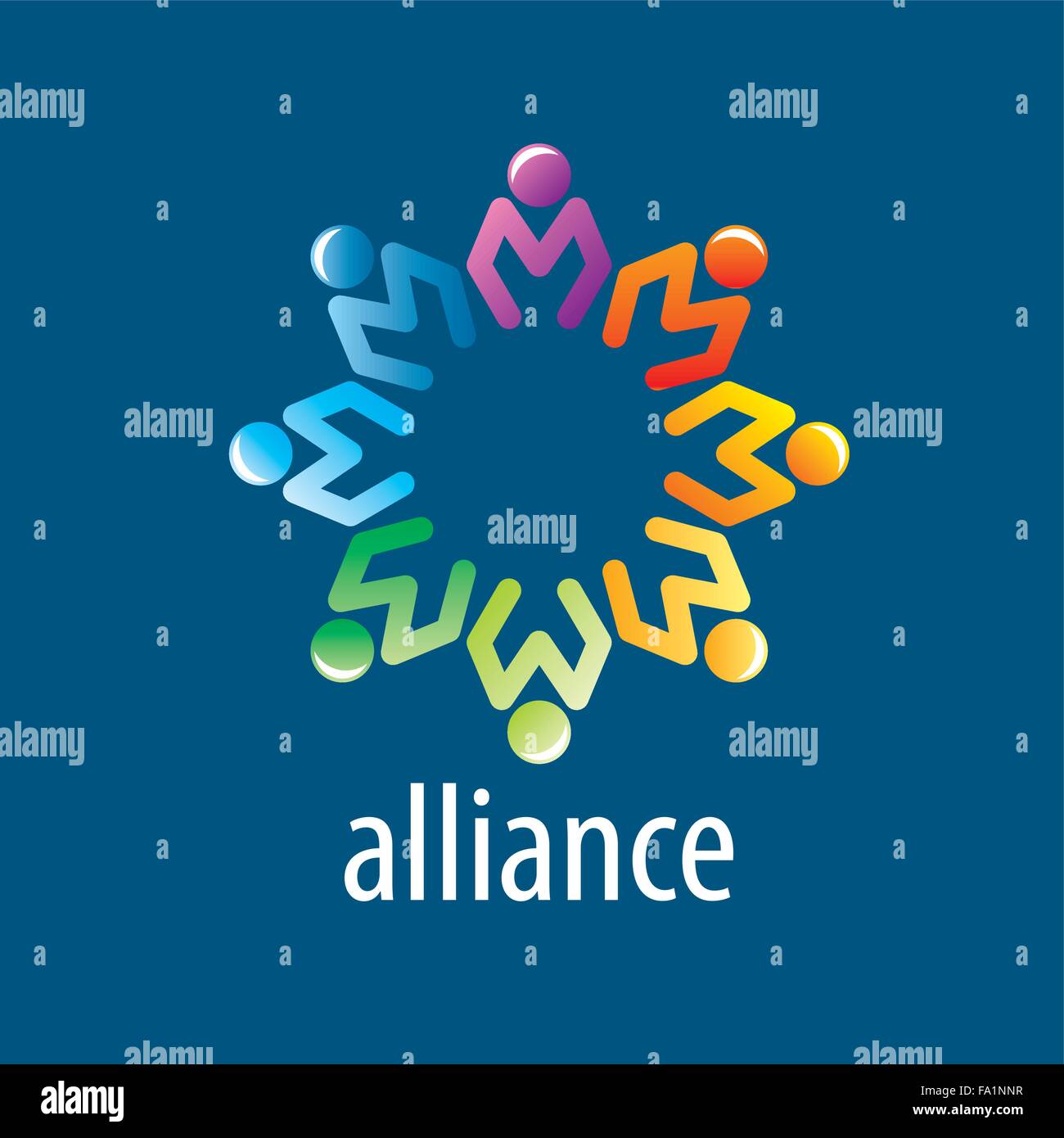 Human Alliance logo Stock Vector Image & Art - Alamy