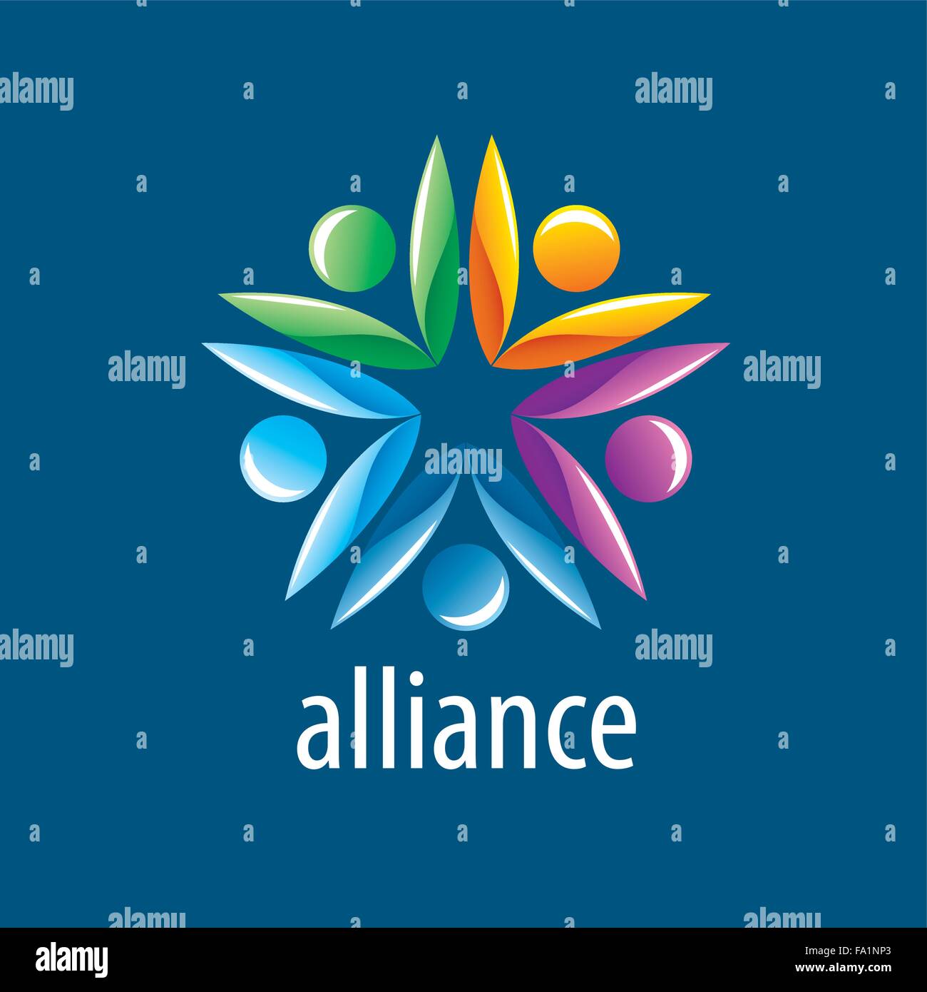 Human Alliance logo Stock Vector Image & Art - Alamy