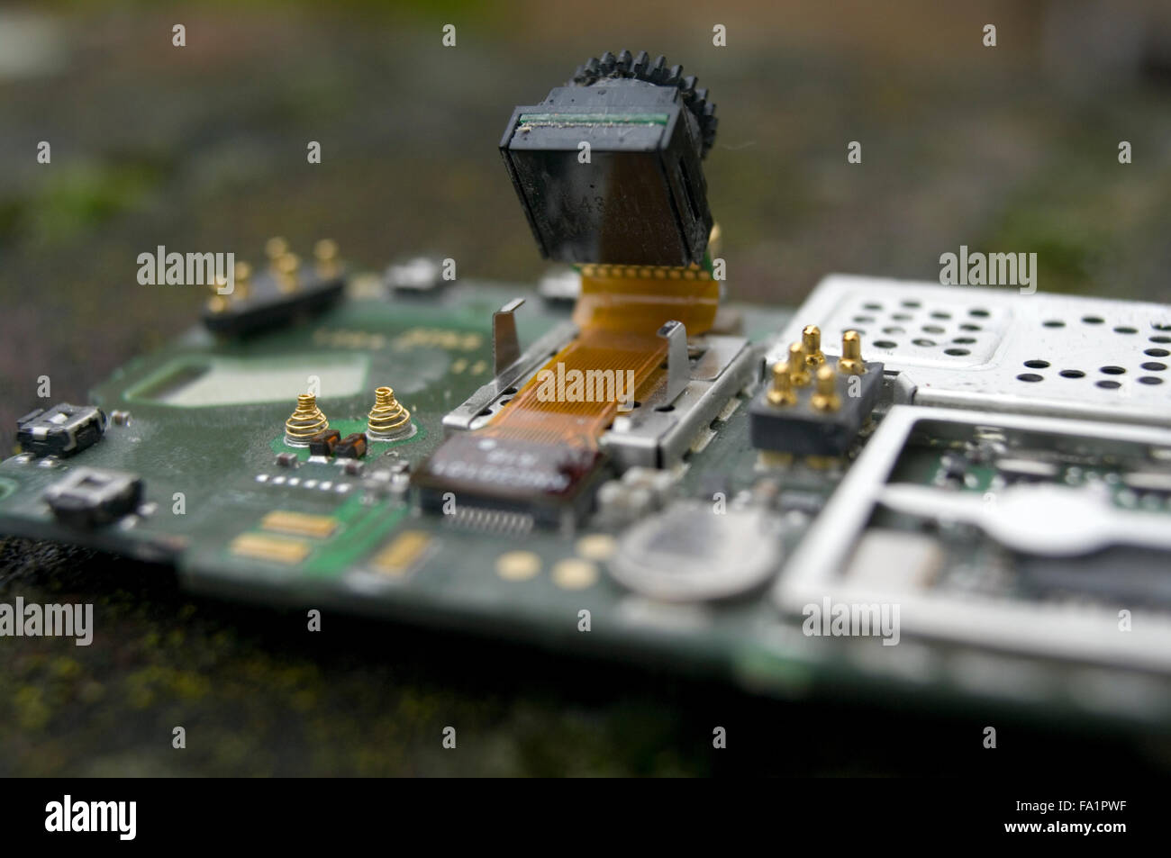 Smashed phone parts hi-res stock photography and images - Alamy