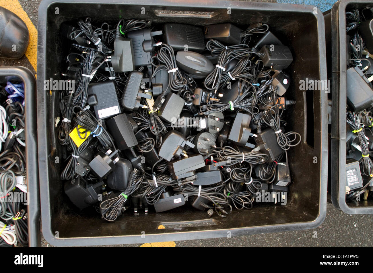 A pile of broken pieces of mobile phones and phone batteries Stock ...