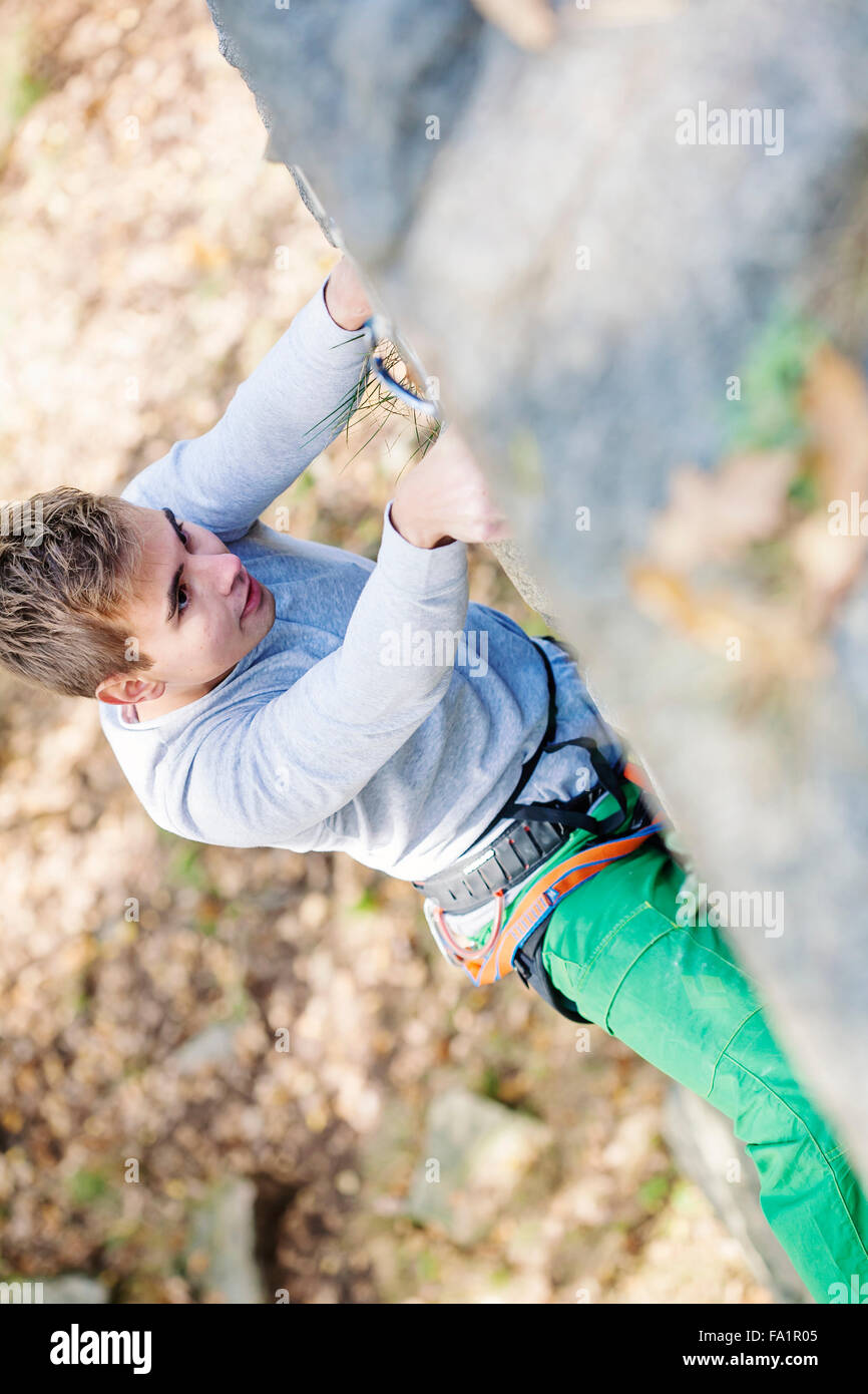 Male mountain climber face hi-res stock photography and images - Alamy