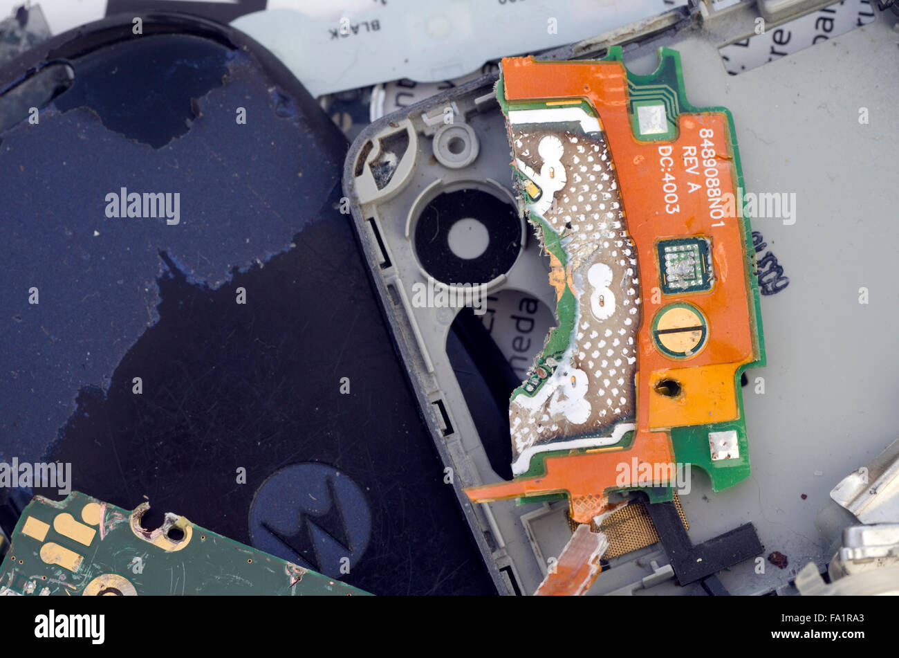 Broken phones spare parts hi-res stock photography and images - Alamy